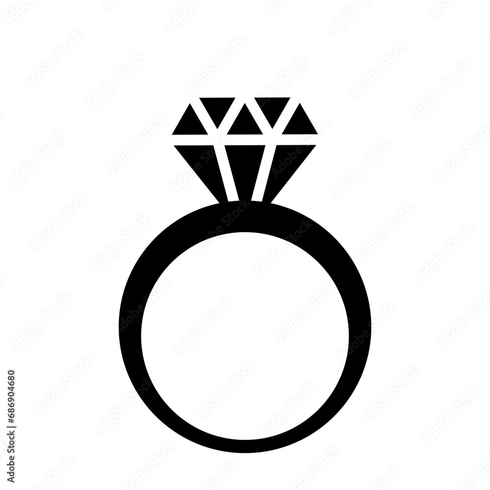 Marriage Rings Svg png , Ring Svg, Wedding Svg, Clipart, Silhouette ...