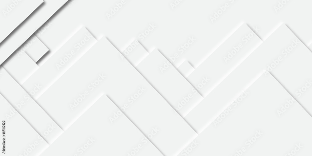 Abstract grey line with square shape geometry vector background with ...