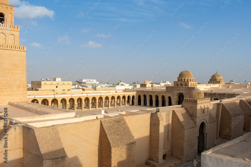 The Great Mosque of Kairouan in Tunisia, North Africa. UNESCO World ...