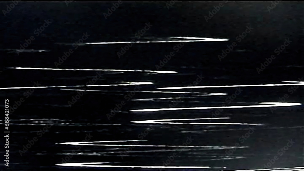 Glitch overlay. Noise texture. Analog distortion. White static old TV ...