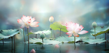 Lotus Pond 2 Free Stock Photo - Public Domain Pictures