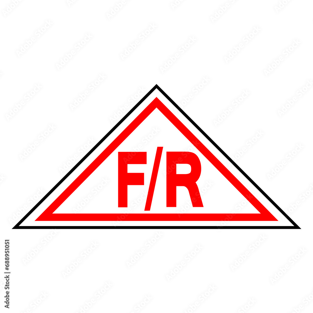 Floor/Roof Truss Symbol Sign, Vector Illustration, Isolate On White ...