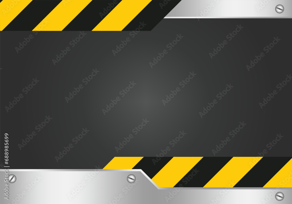Construction Background vector with copy space for text, Black and ...