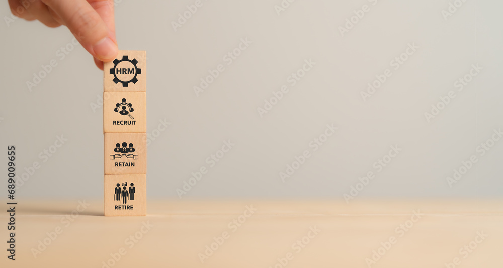 HRM, Human Resource Management. Recruit, retain and retire HR ...