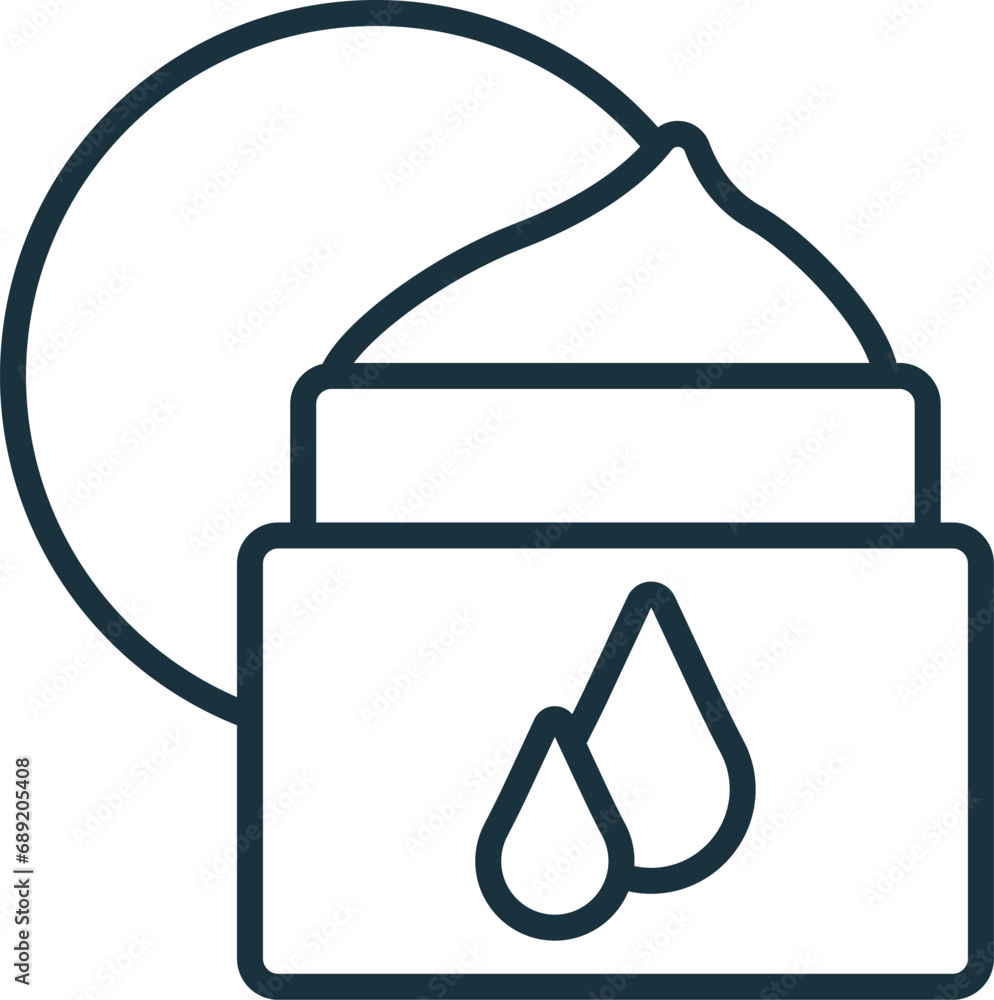 Moisturizer icon. Monochrome simple sign from beauty and personal care ...