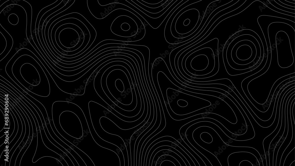 Image vectorielle Stock Topographic map background concept. Transparent ...