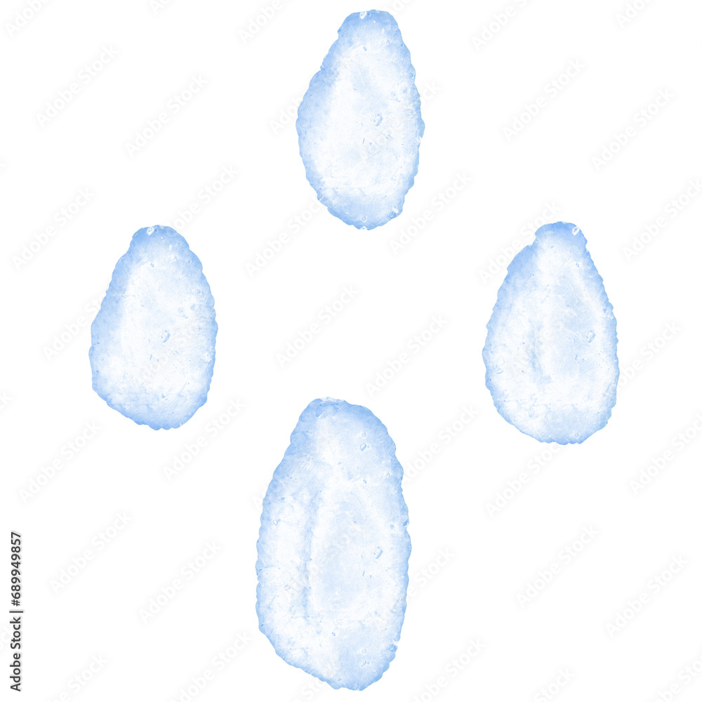 cute blue water drop cartoon element, Illustration of rain drops in the ...