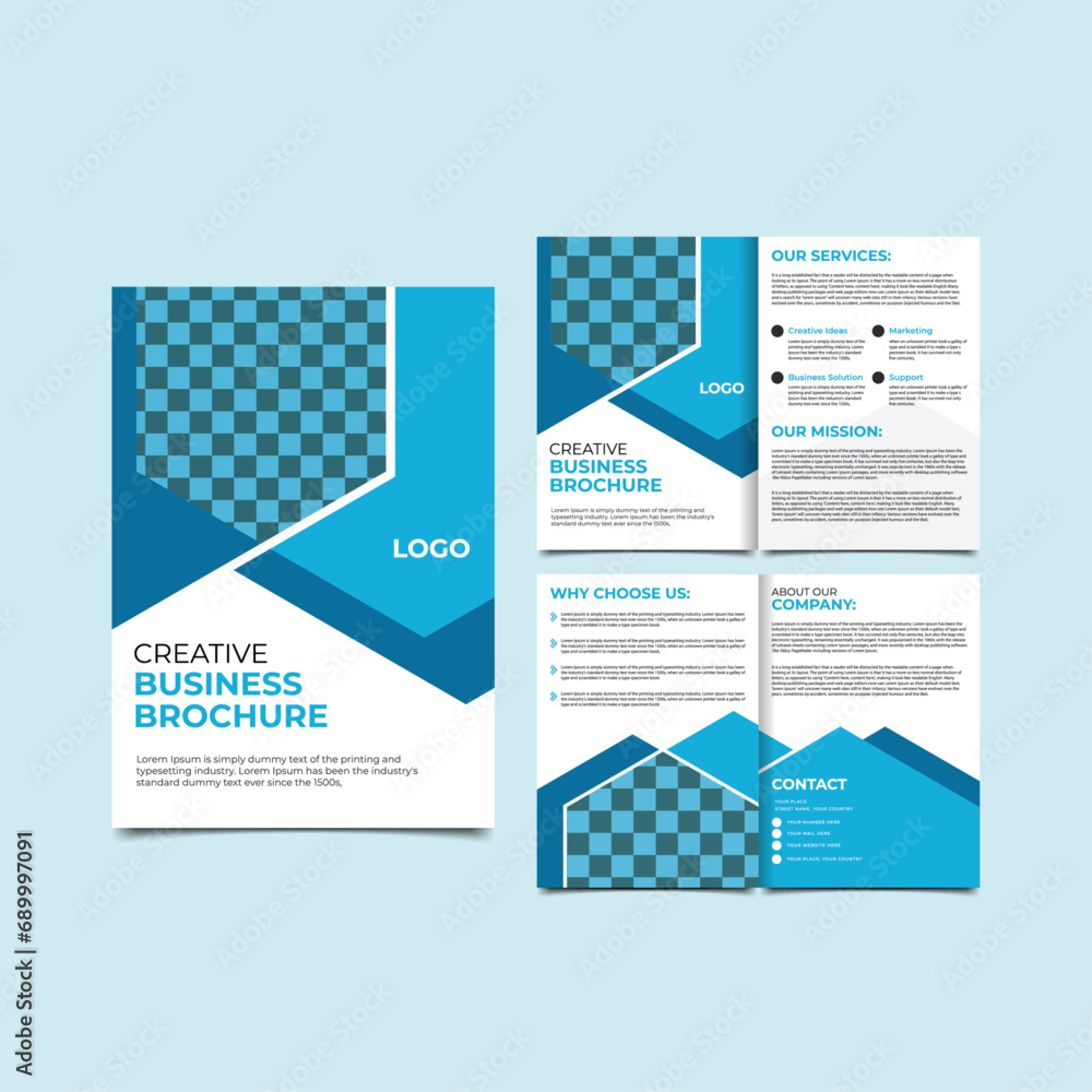 04 Pages corporate business brochure template,Business company profile ...