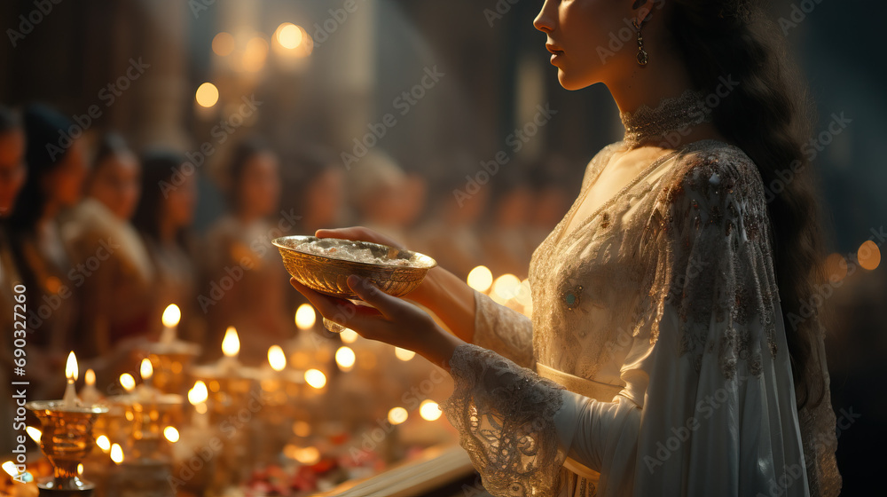 Sacred Communion: Christian Eucharistic Service Emphasizing Spiritual ...