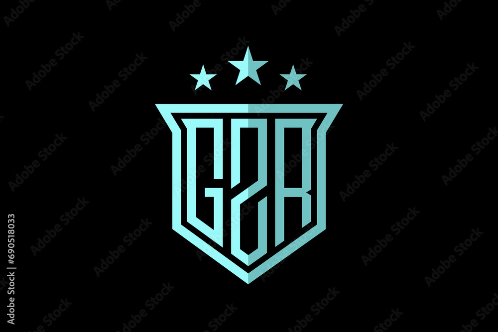 This is a white VZR letter logo suitable for use as logos for ...