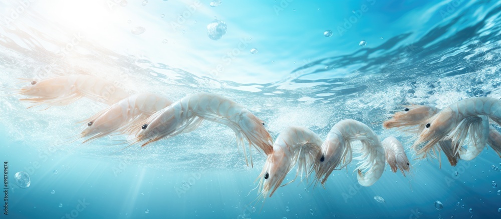 Photo Stock shrimp farming prawn seafood sea food fresh animal fishing ...