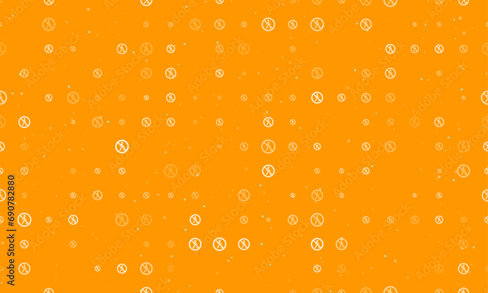 Seamless background pattern of evenly spaced white pedestrian traffic ...