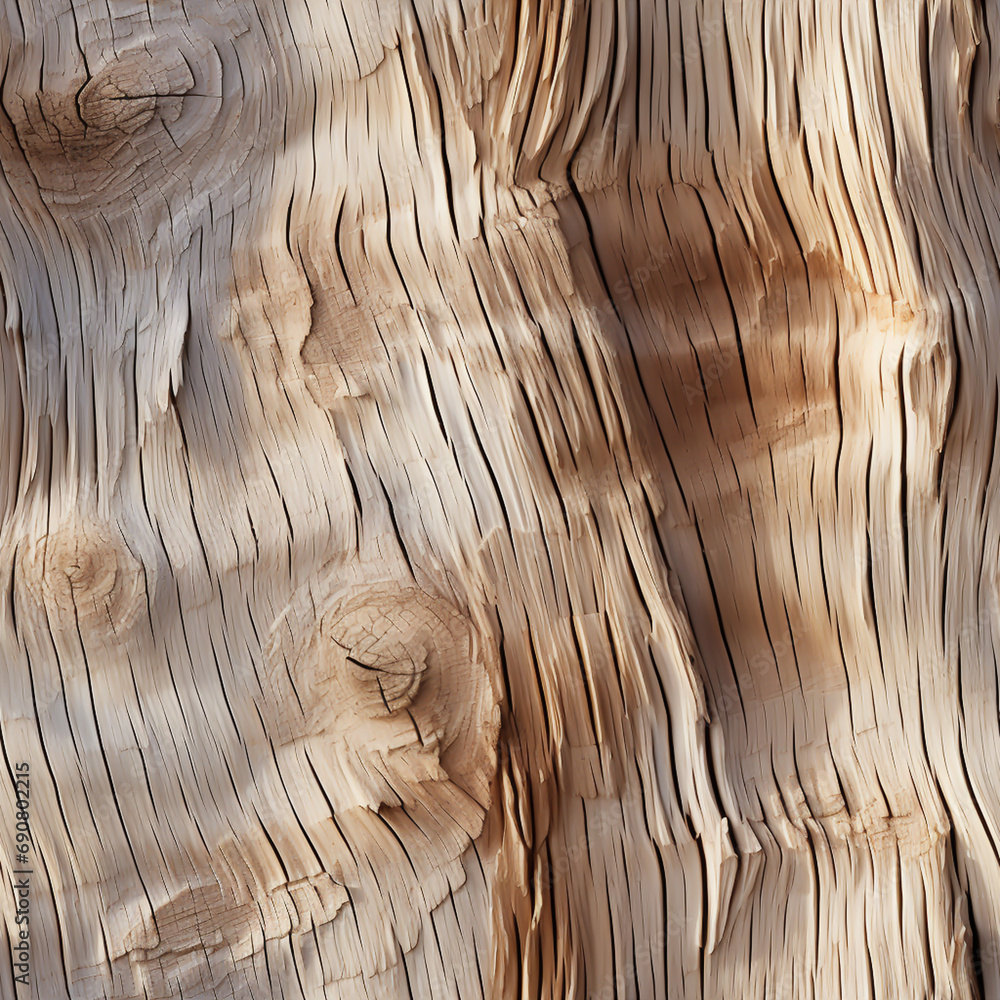 Bark White Wood Texture Seamless - Generative Ai Stock Illustration ...