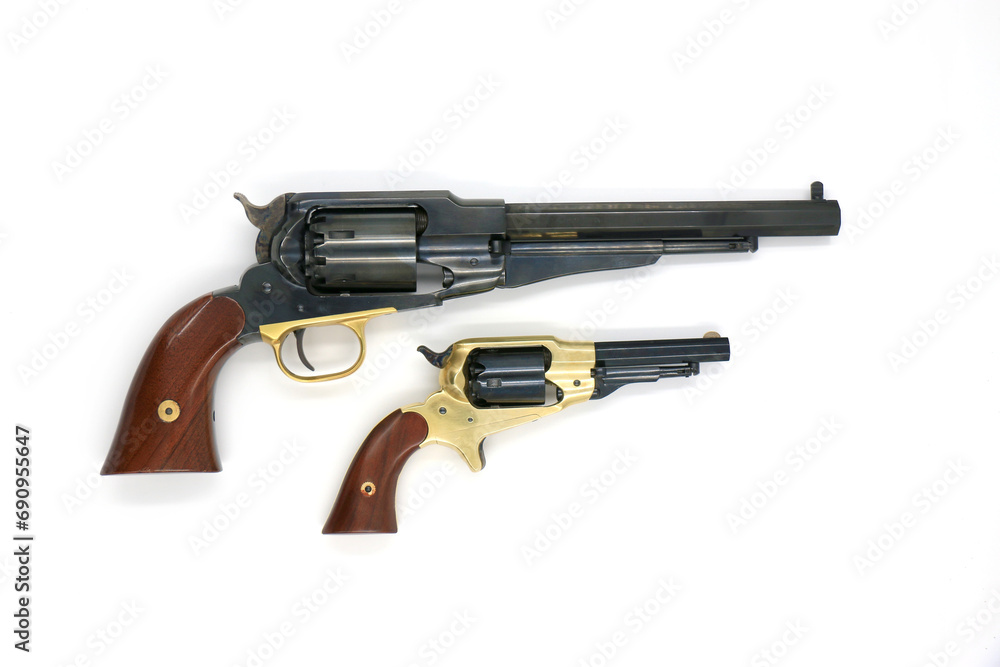 Remington 1858 New Army (cal.44) and Remington 1863 Pocket (cal.31 ...