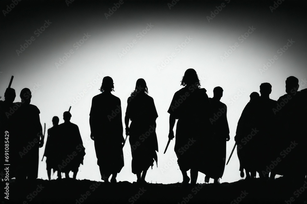 Jesus Christ at his Calvary, Holy Week, Good Friday, crucifixion Stock ...