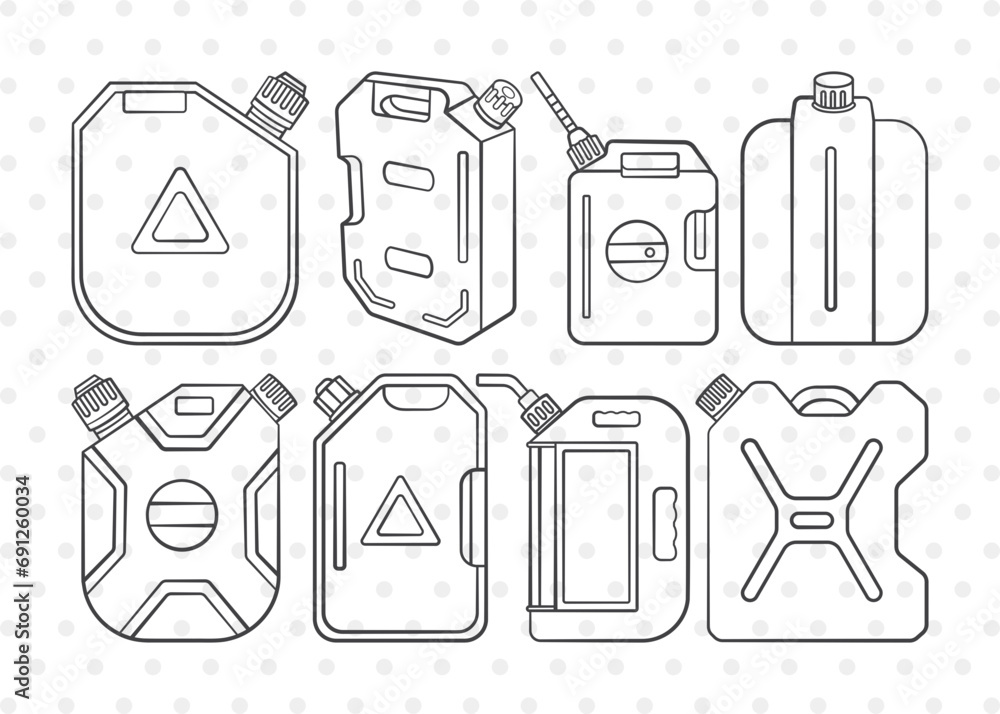 Vector de Stock Fuel Tank Clipart, Fuel Tank SVG, Gas Tank Svg, Gas ...