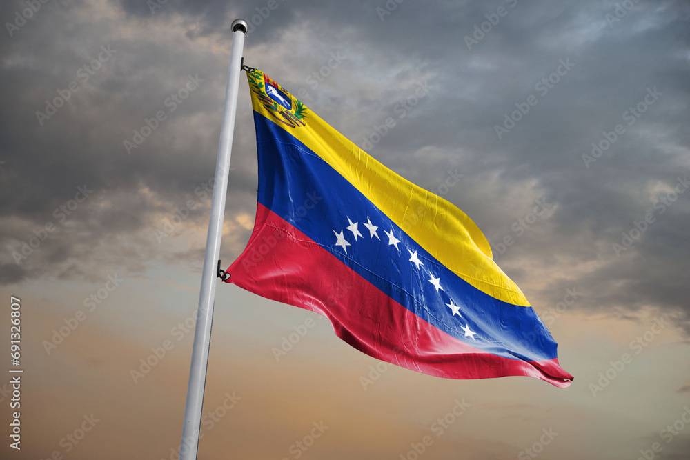 Flag of Venezuela The current eight-star flag of Venezuela was ...