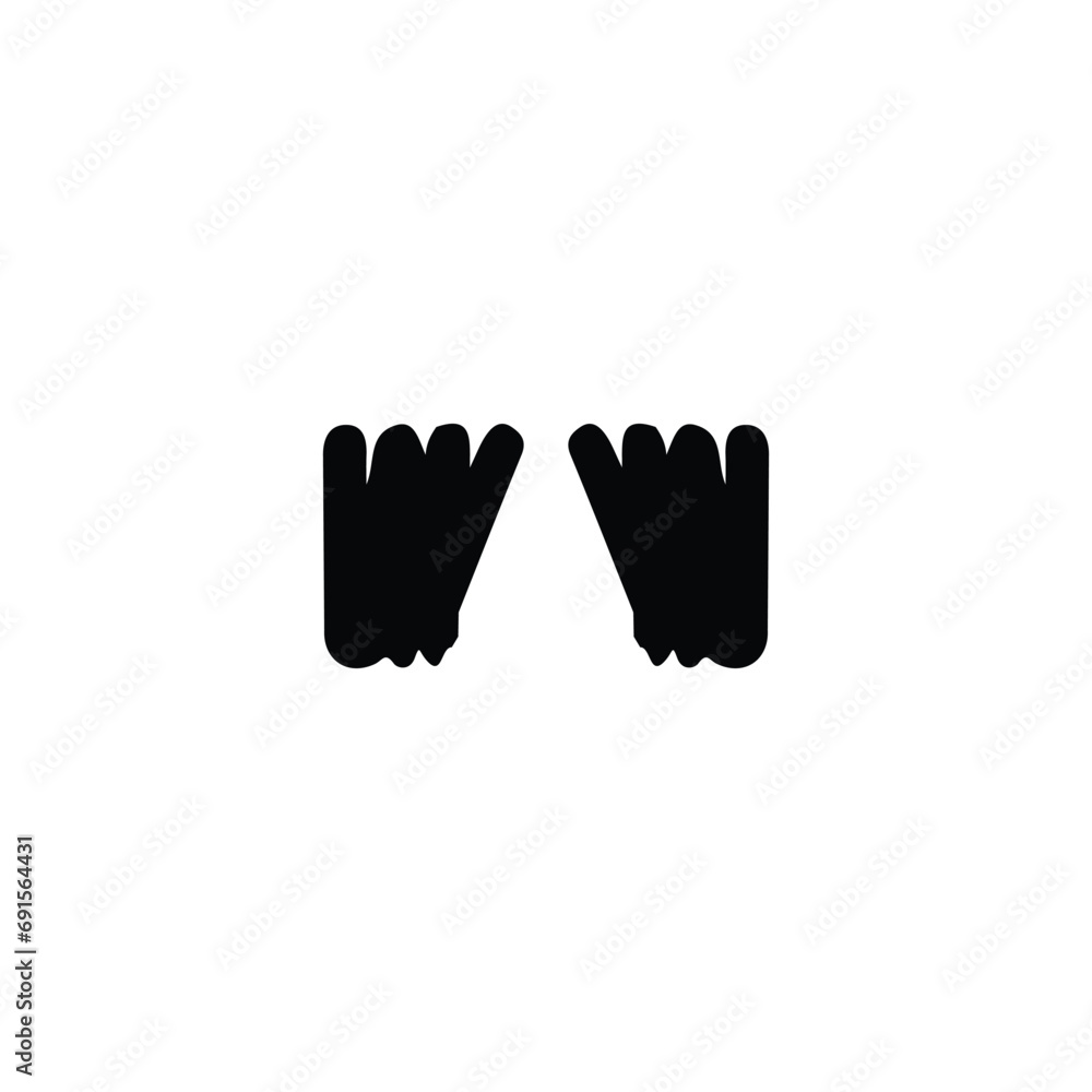 Image vectorielle Stock Scuba diving fins icon. Simple style underwater ...