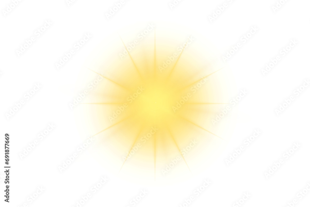 Starlight shine glow. Sparks and bright sparkles effect on transparent ...