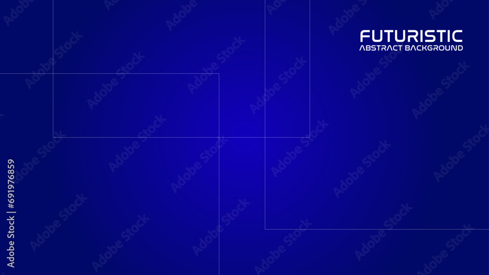 Dark blue abstract background with shiny geometric shapes and shadows ...