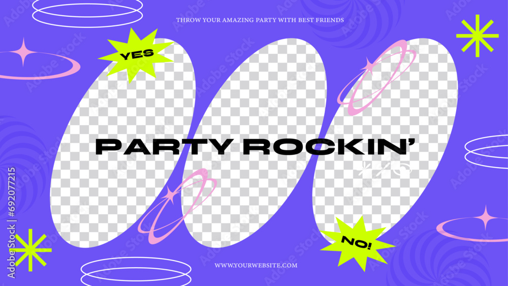 Y2K Abstract Party Intro. Bright Vibrant Opener. It can be used as ...