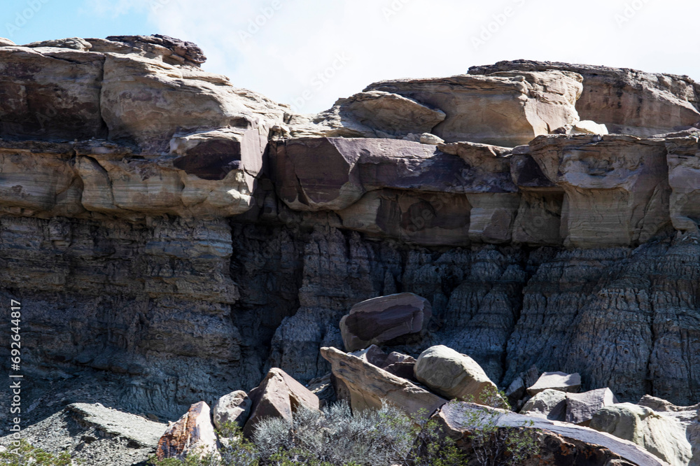 Geological Unusual rock formations, Valle de la Luna (moon valley ...