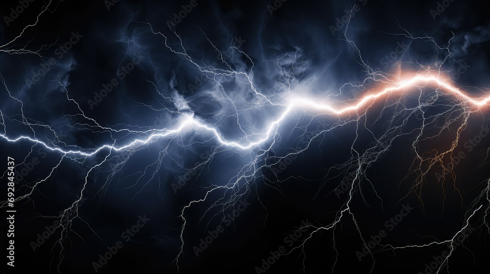 thunder lightning energy background illustration storm electric, charge ...