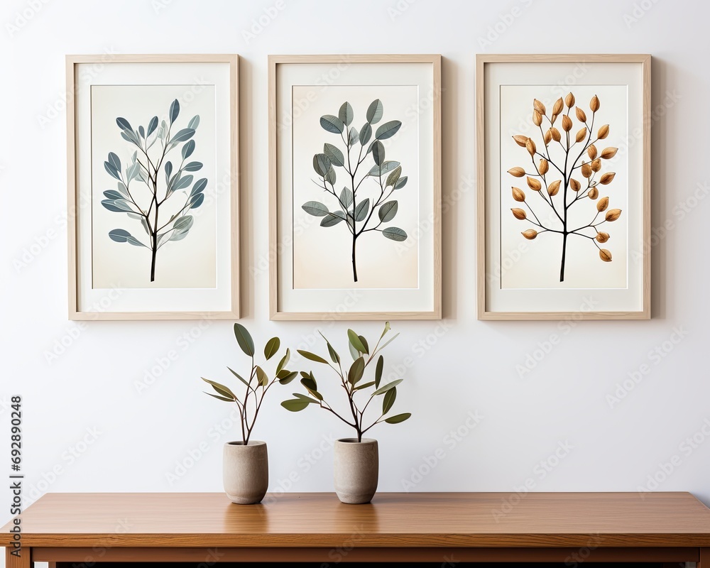 tree leaf frame home design decoarting photo wall art wooden frame ...