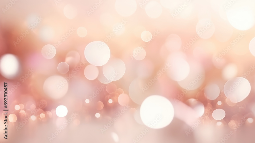 Abstract blur bokeh background. Blurred ivory, fuzz peach and white ...