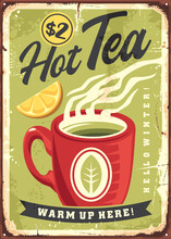 Tea Vintage Retro Poster Free Stock Photo - Public Domain Pictures