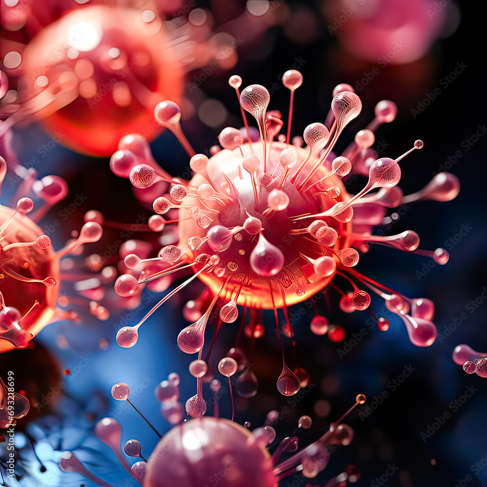 Virus insight, Model of the coronavirus, a visual representation ...