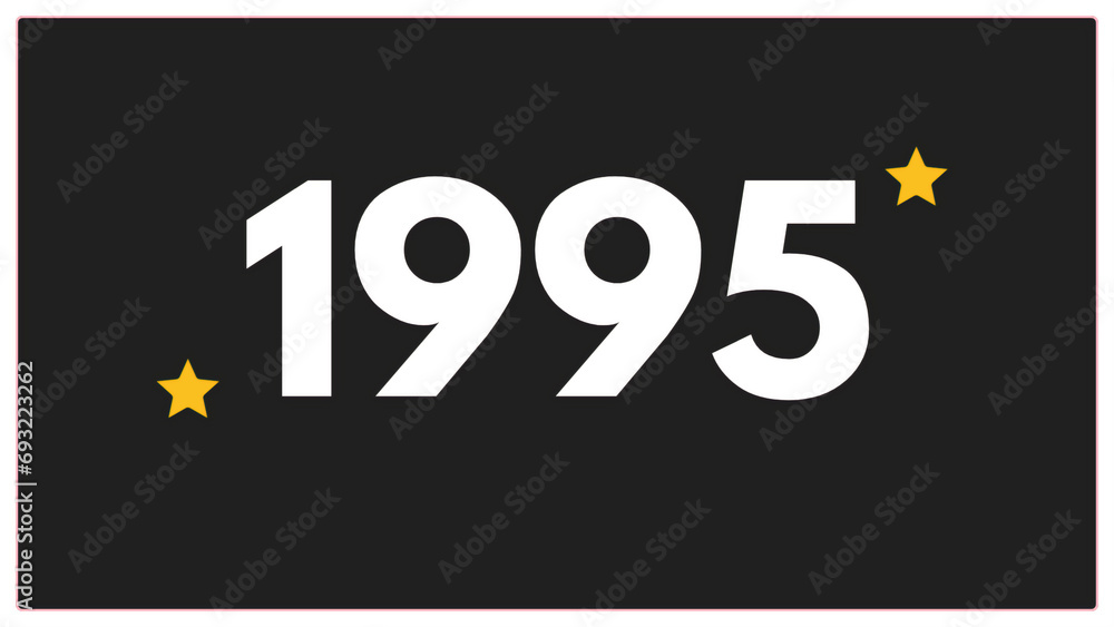 Vintage 1995 birthday, Made in 1995 Limited Edition, born in 1995 ...
