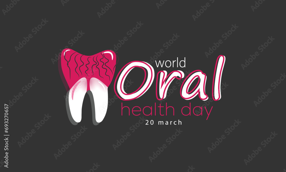 World Oral Health day. background, banner, card, poster, template ...