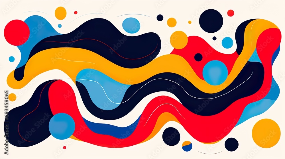 wavy line curve linear wave free form Abstract line art waves contour ...