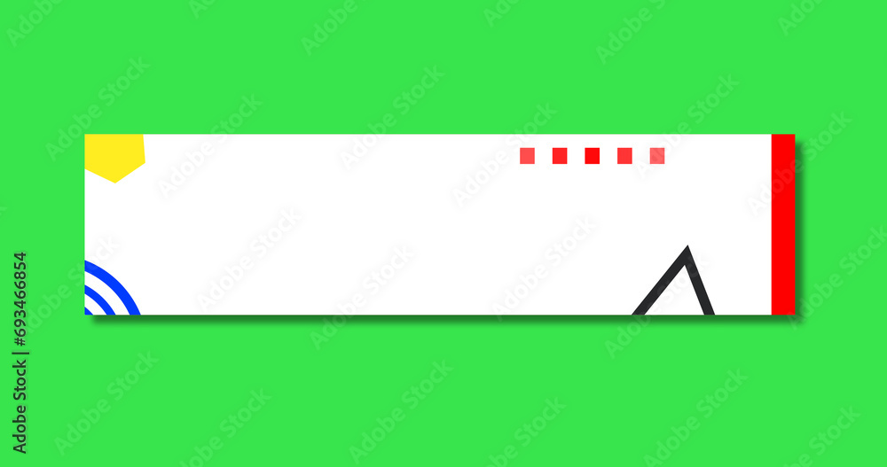 simple corporate lower third animation in alpha channel transparent ...