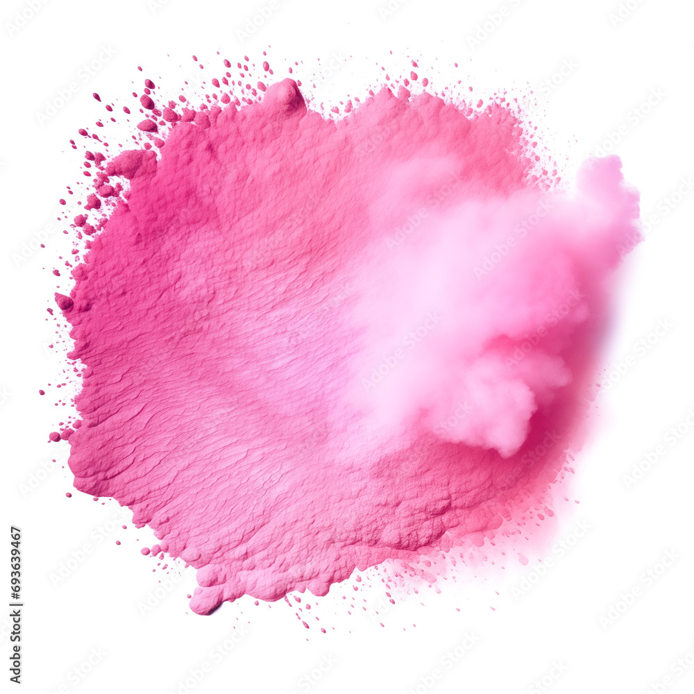 Illustration Stock Powder pink splatter smoke background. Purple ...