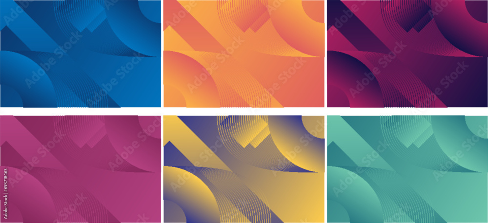 abstract banner background with diagonal vector illustration gradient ...