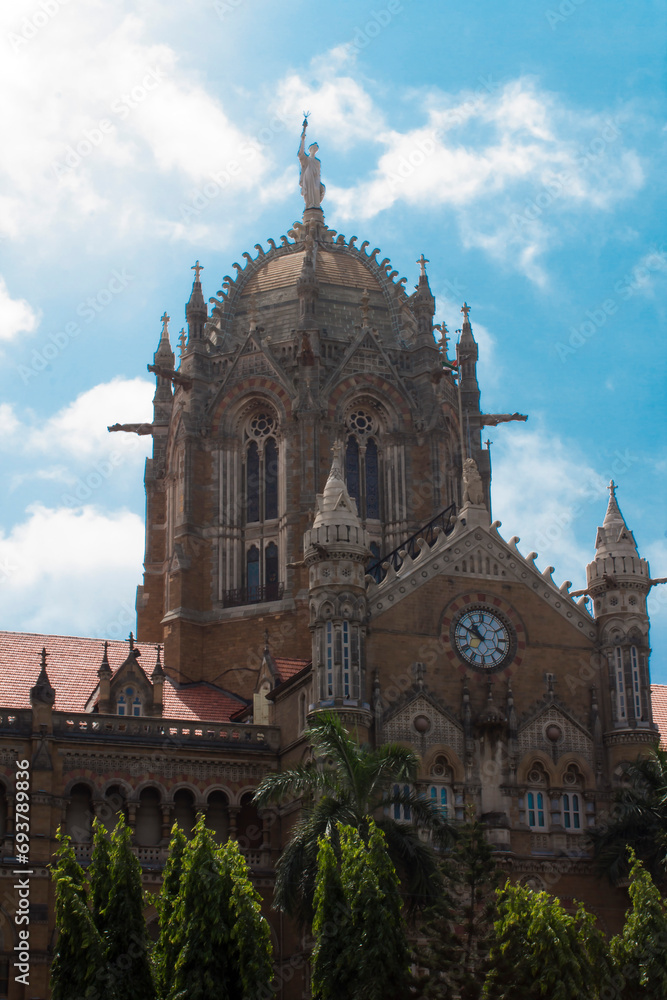 Chhatrapati Shivaji Terminus Mumbai India Maharashtra, headquarters of ...