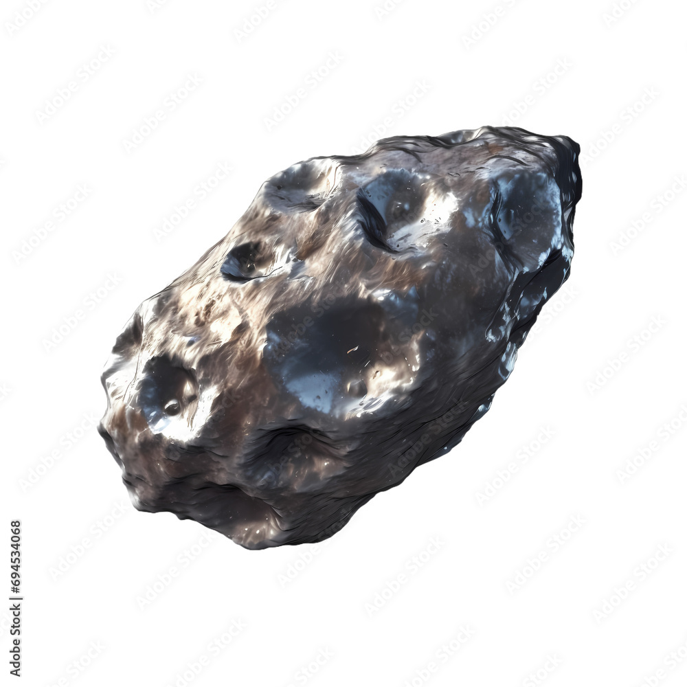 Meteorite isolated on transparent background Stock Illustration | Adobe ...