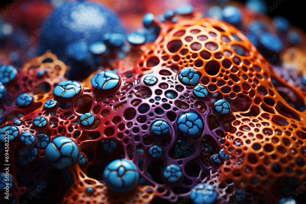 A microbial mosaic on the skin of amphibians, revealing the intricate ...