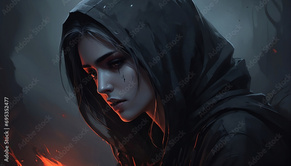 Artistic expressions of sadness, visual poetry of melancholy evocative ...