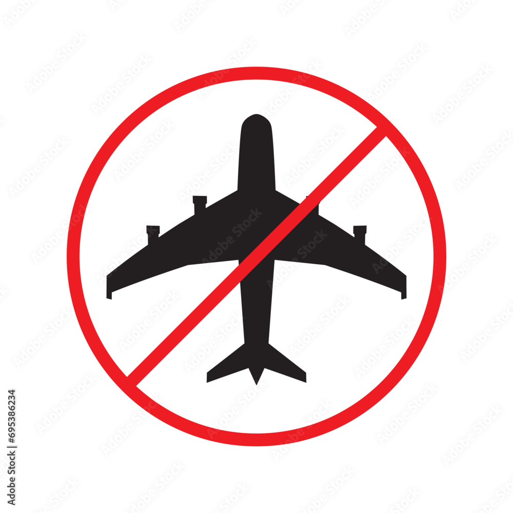 Forbidden Prohibited Warning, caution, attention, restriction label ...