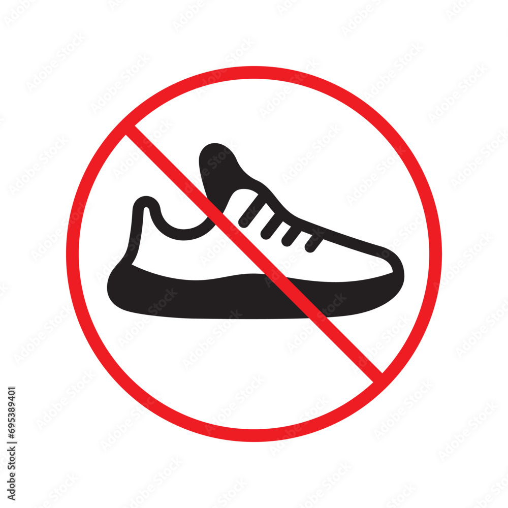 Forbidden Prohibited Warning, caution, attention, restriction label ...