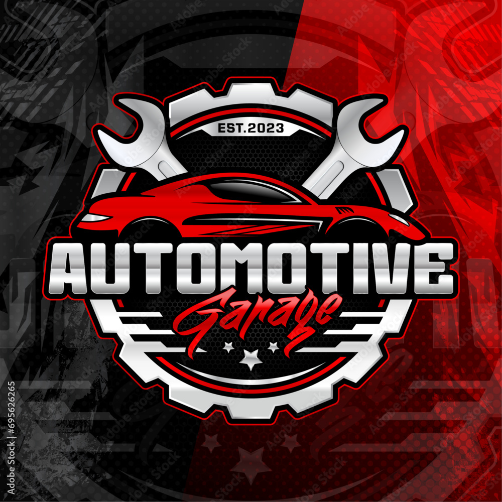 Automotive garage vector logo design template. Perfect logo for the ...