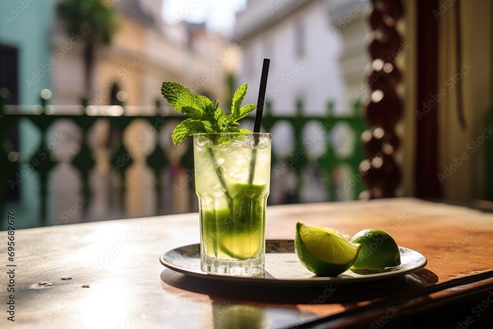 Sip the Spirit of Havana: Fresh Mojito from Cuba, Blending Lime, Mint ...