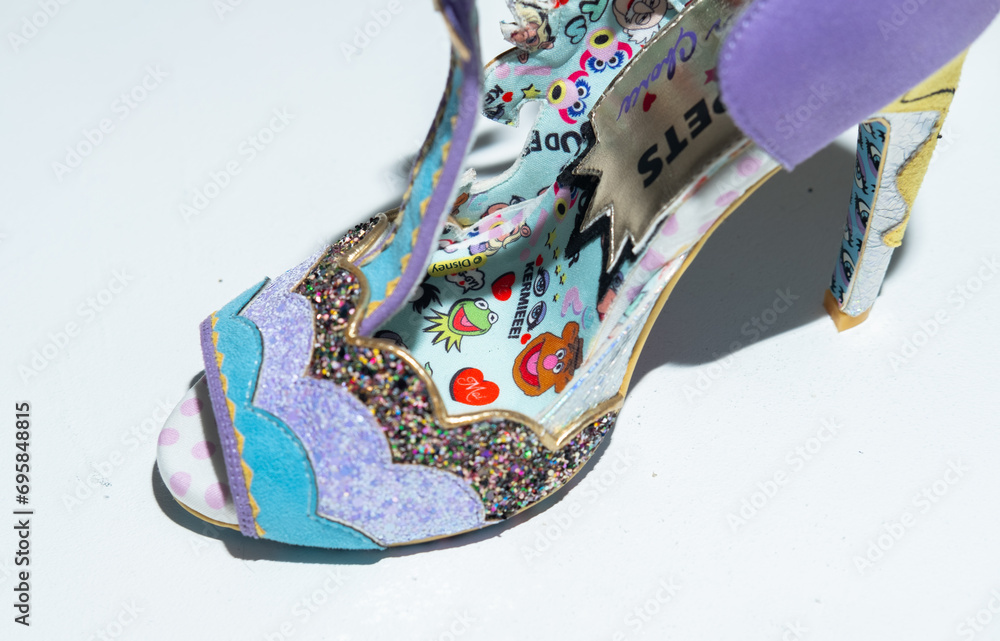 kent, uk 01.01.2023 Rare Irregular Choice Muppets Miss Piggy Diva Shoes ...
