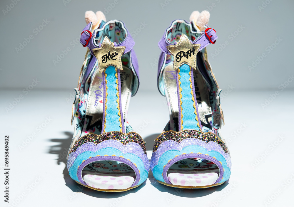 kent, uk 01.01.2023 Rare Irregular Choice Muppets Miss Piggy Diva Shoes ...