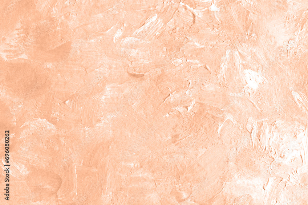 Color of the year 2024 Peach Fuzz pantone. Watercolor hand painted ...
