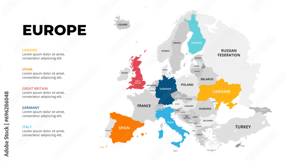 europe_map Infographic maps for countries elements design for ...