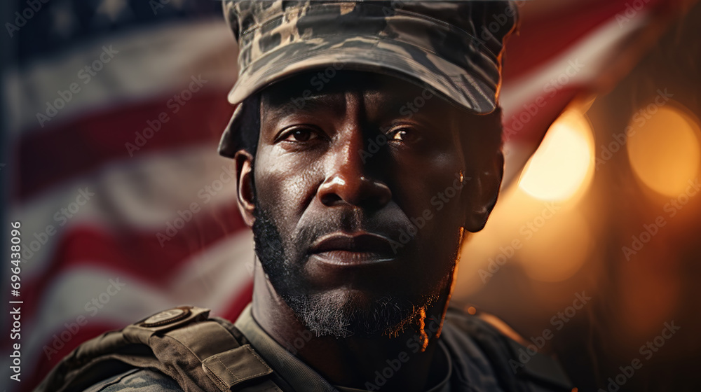 On National Memorial Day, powerful symbol emerges - portrait of mature ...